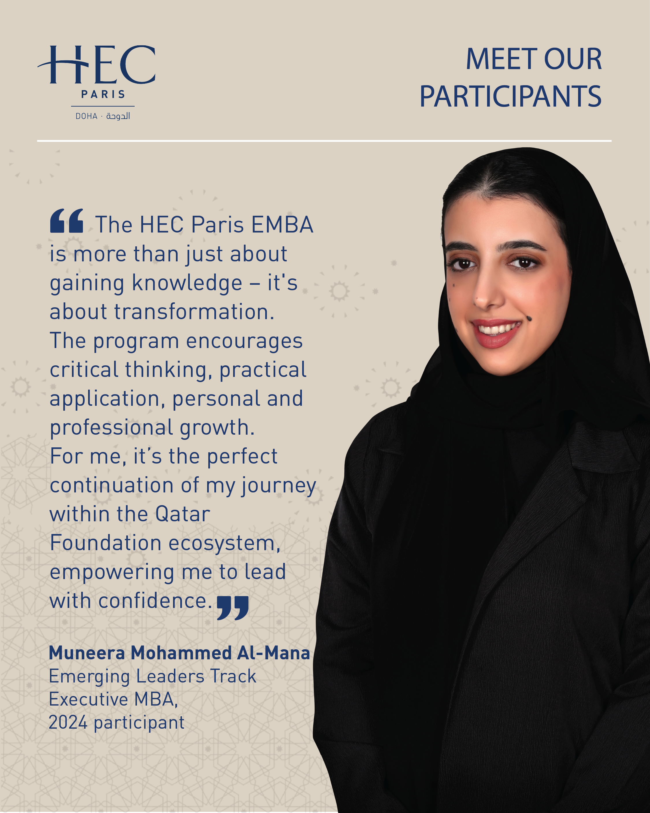 Pioneering Growth: An EMBA Journey at HEC Paris, Doha